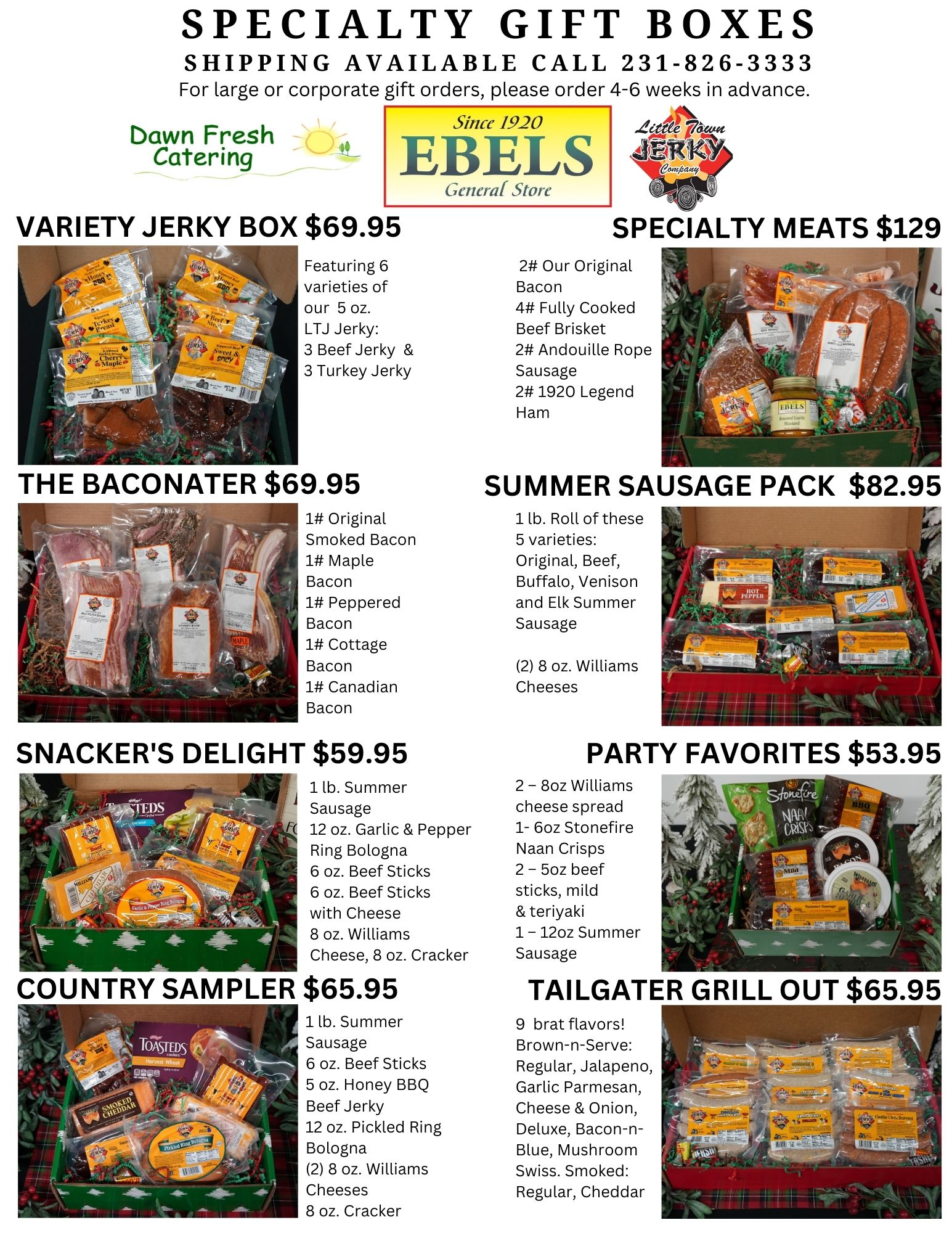 Holiday Gift Boxes - Ebels General Store