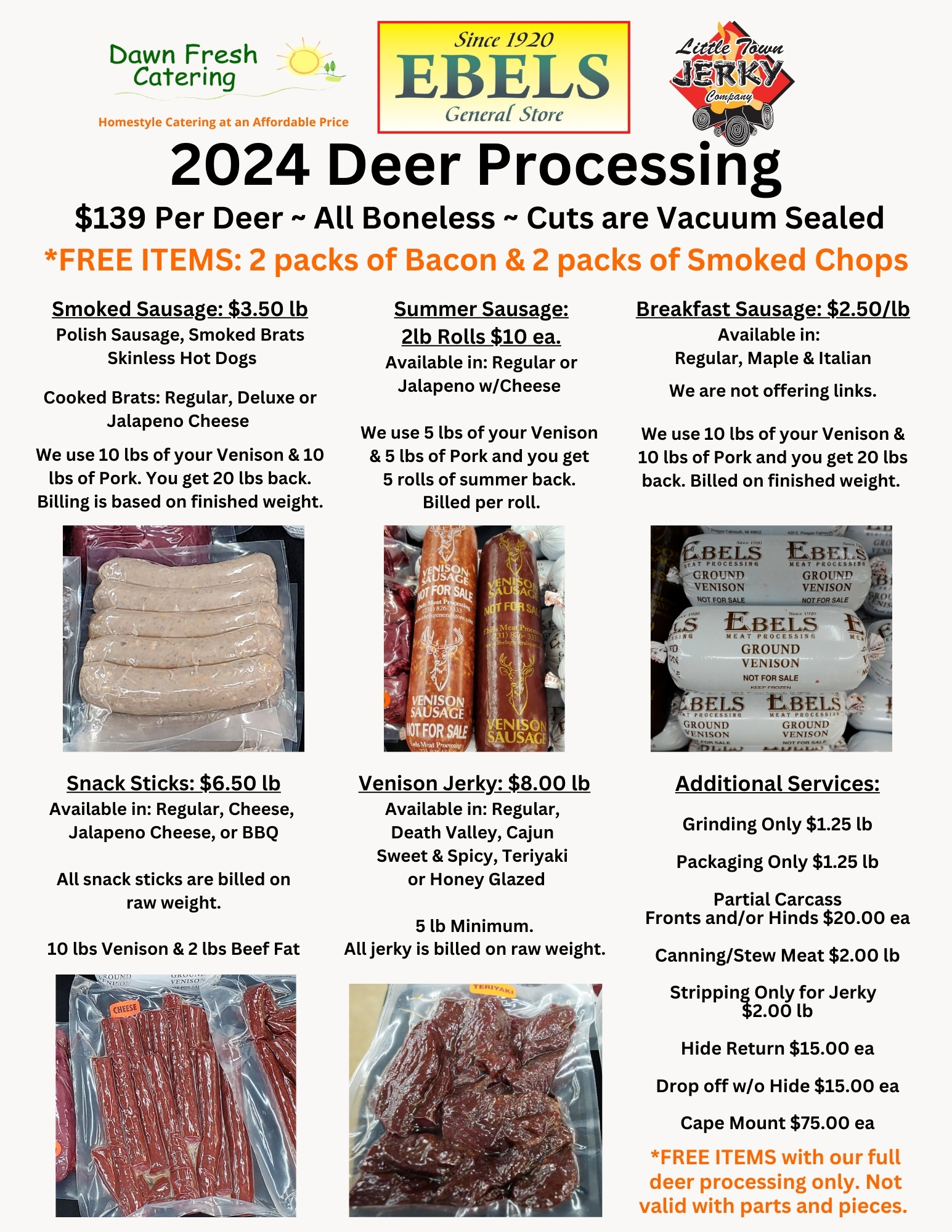 Ebels General Store Meat Processing - Ebels