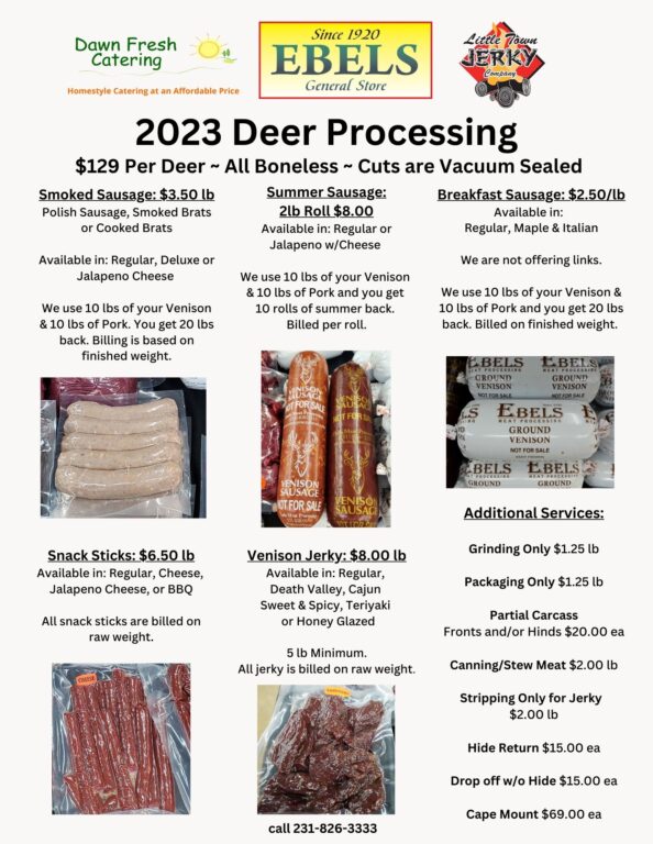 Ebels General Store Meat Processing - Ebels